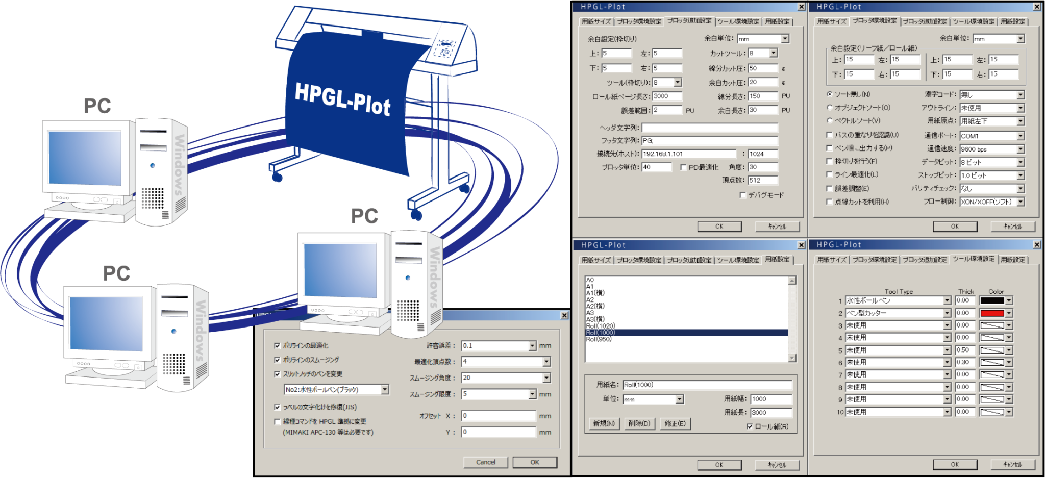 HPGL-Plot [カッティング用CAMアプリ] | プラグイン製品 | ベクター生成AIのBABY UNIVERSE